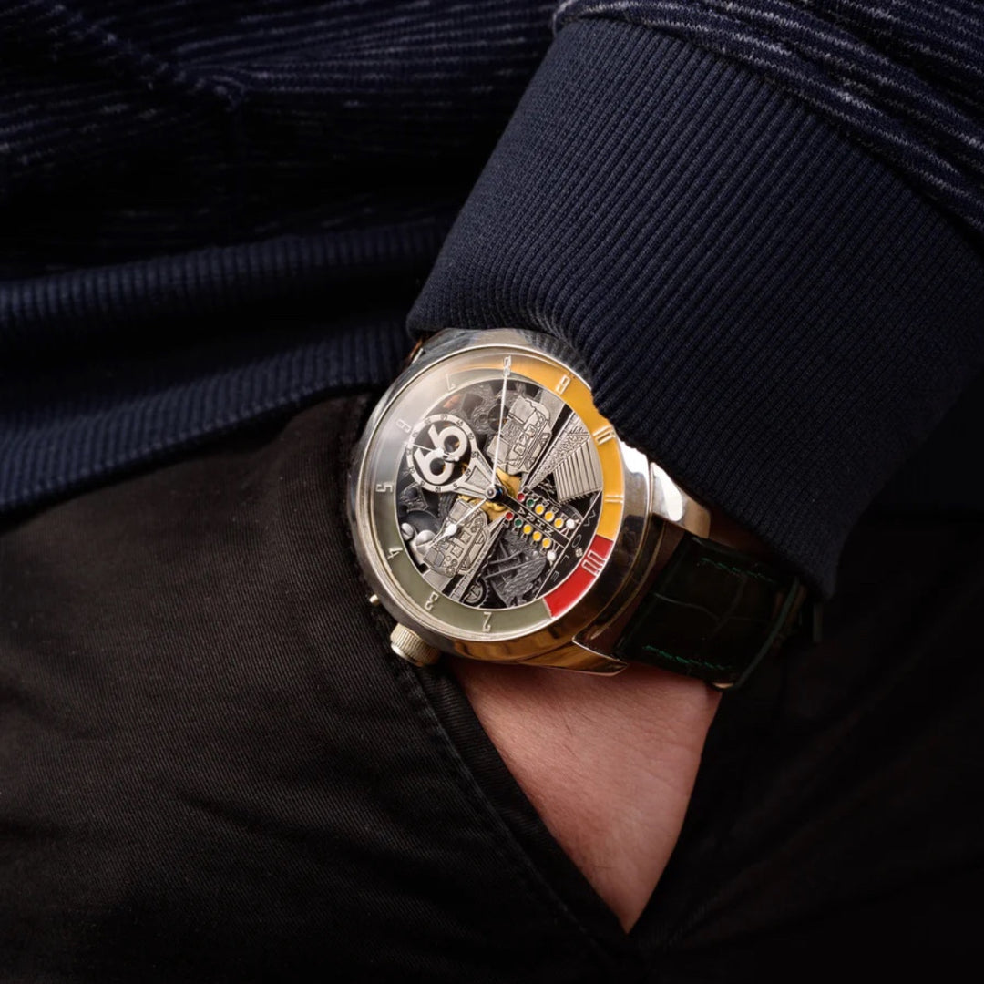 Mole marriage watch, Cars Drag Racing. Movement 1890 – Mole Watch Studio